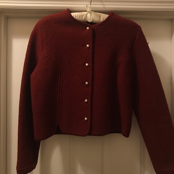 Jackets & Coats | Vintage Geiger Boiled Wool Jacket Made In Austria ...